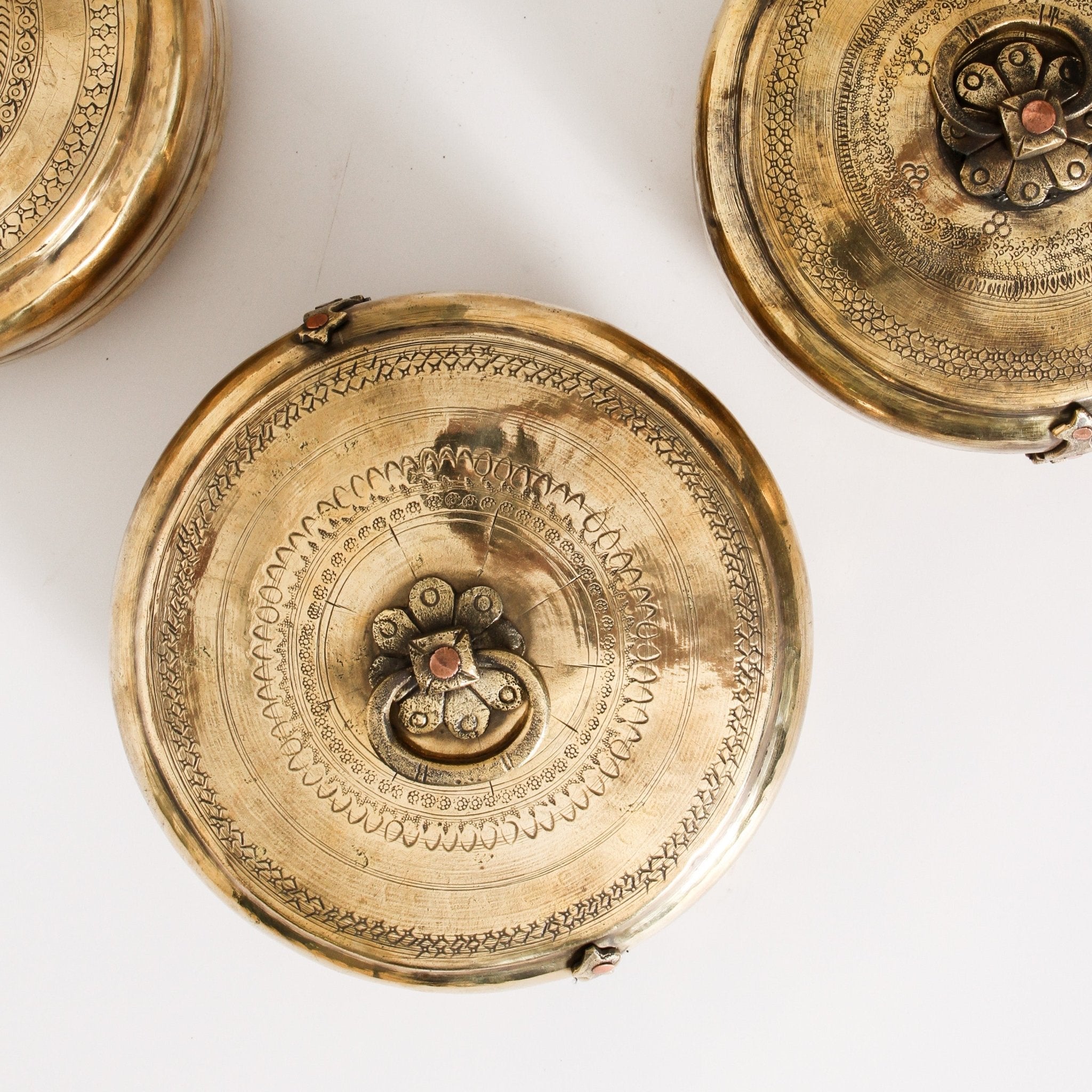 Vintage Indian Brass Chapati Box - Large – Few and Far